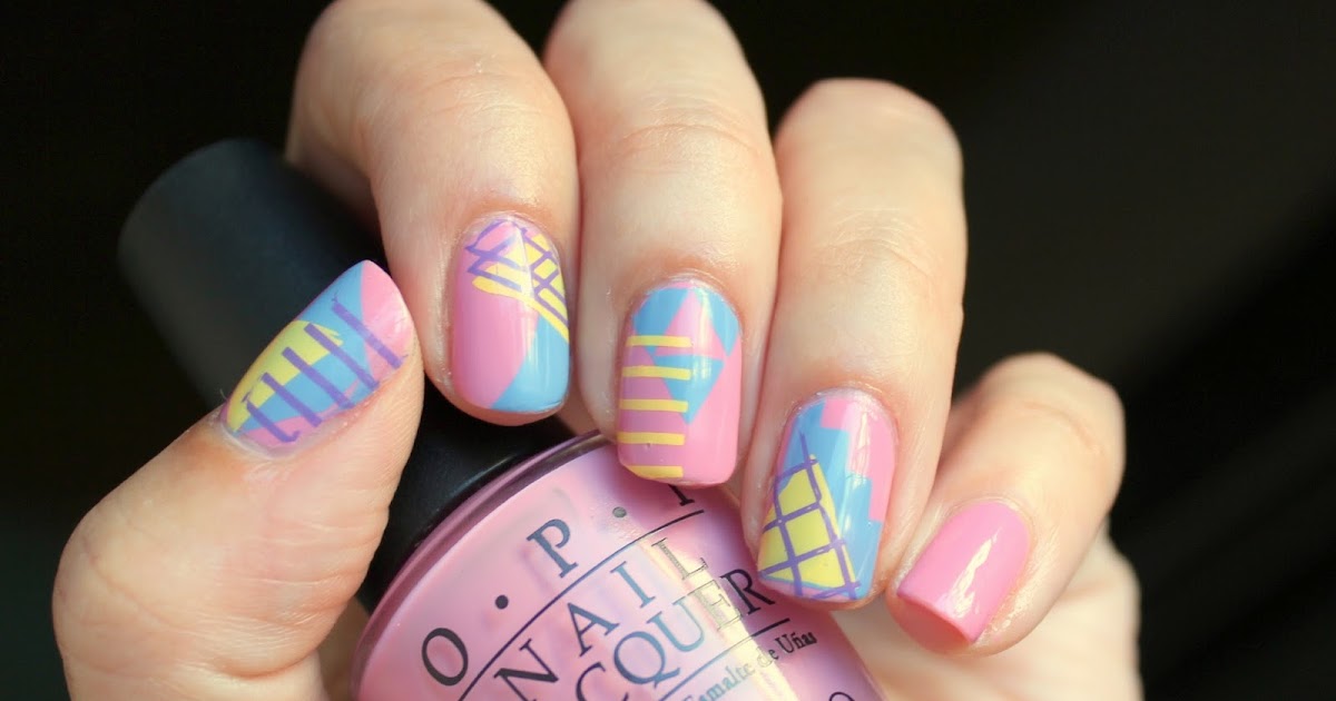 Nail art │Designs for short nails: geometric shapes / Polished Polyglot