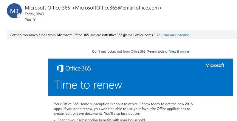Microsoft office subscription expired, reactivate my Office 365 ...