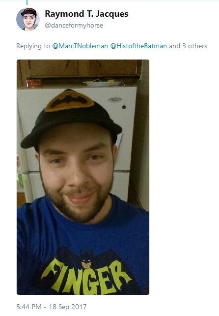 Noblemania: People showing off their Bill Finger T-shirts