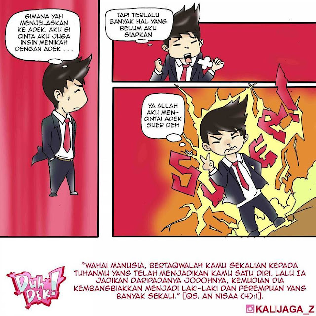 Masih Ingat Meme Kartun Ngajak Nikah di KUA Ini? Lihat Versi Komiknya ...