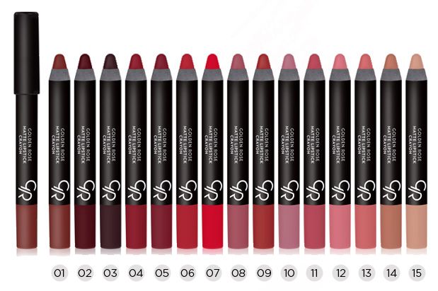 Golden Rose Lūpų pieštukas GR Matte Lipstick Crayon | Lithuanian Beauty ...
