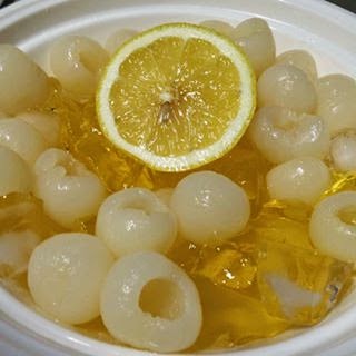 Lemon Longan Ice jelly by Rita Ng