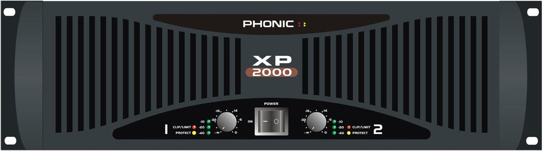 XP 2000 GY AMPLIFICADOR POTENCIA 660W PHONIC