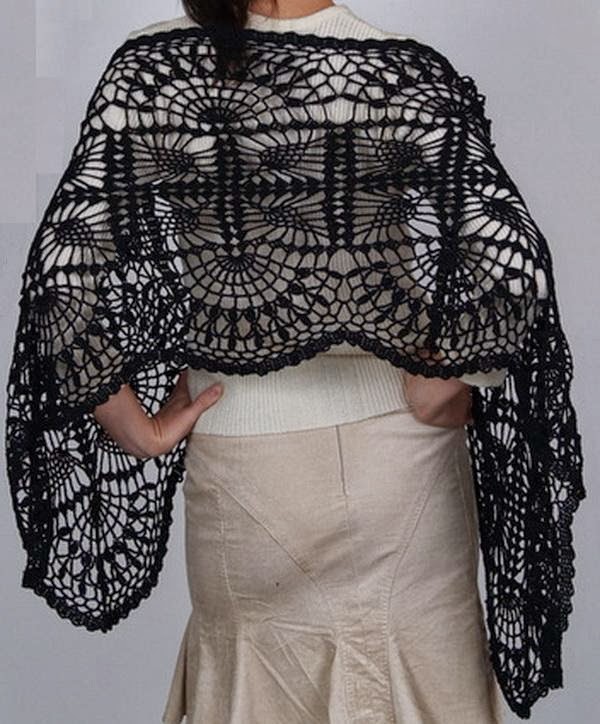 VERA E SUAS MANUALIDADES - Veraxangai: XALE EM CROCHE