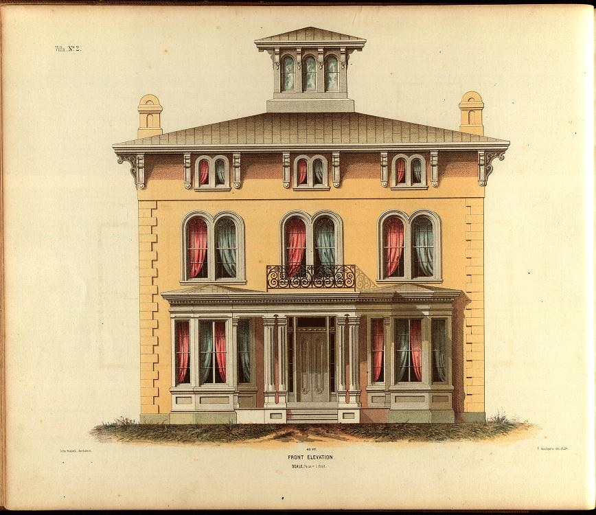 The Picturesque Style: Italianate Architecture: Painting the Italianate ...