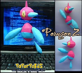 Pokemon Porygon-Z Papercraft | Papercraft Paradise | PaperCrafts ...