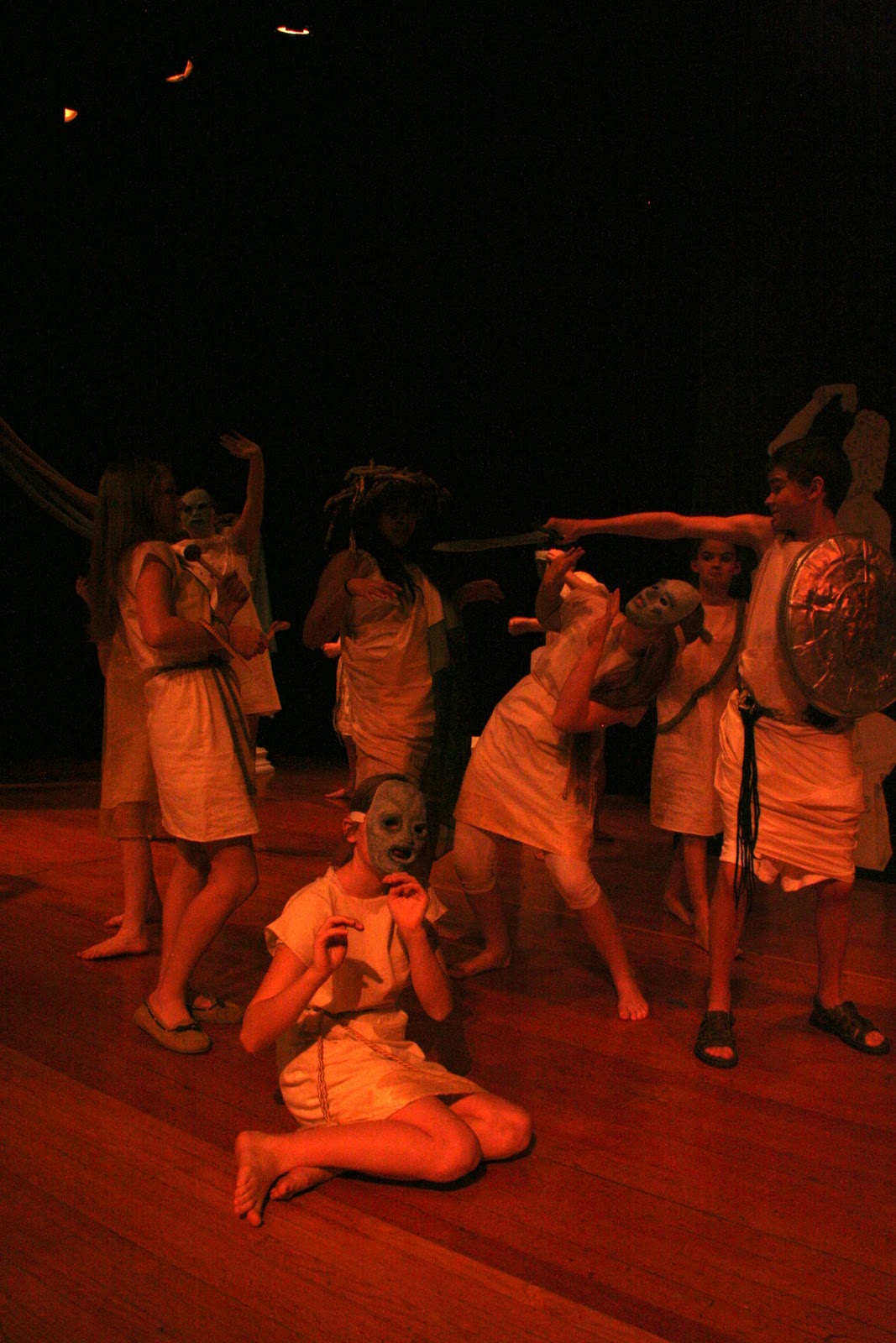 "Circus Olympus" ... Greek Theatre!: Perseus & Medusa Production Photos