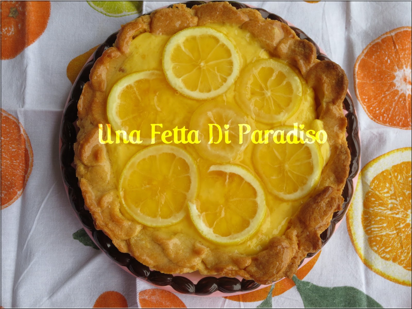Et voilà la crostata al limone è per voi!