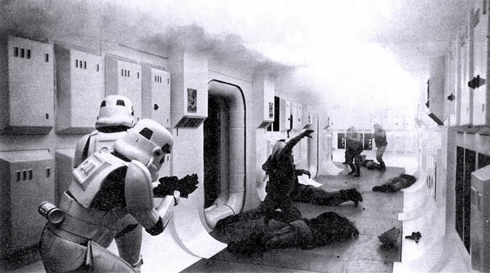 STAR WARS AFICIONADO WEBSITE: BEHIND THE SCENES: BLOCKADE RUNNER BATTLERS!
