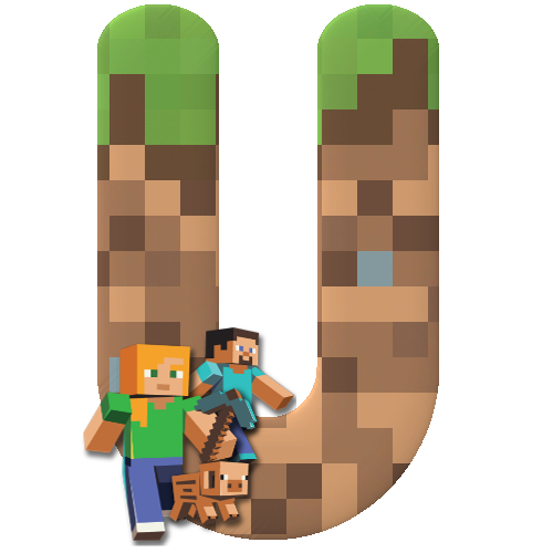 M. Michielin Alphabets: MINECRAFT ALPHABET LETTER PNG, #minecraft