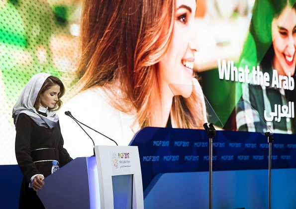 Queen Rania attended Misk Global Forum 2017 in Riyadh