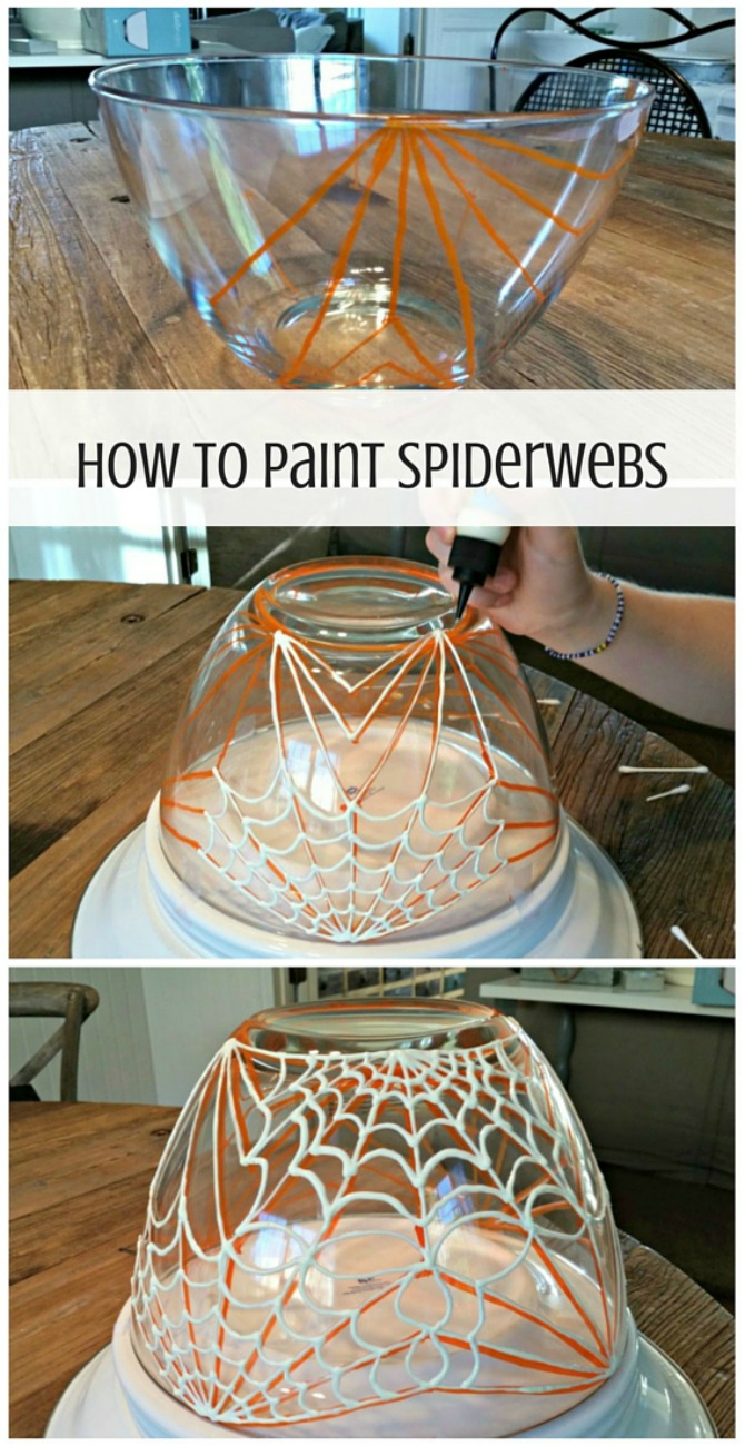 Practical Parenting Ideas: DIY Spiderweb Treat Bowl for Halloween