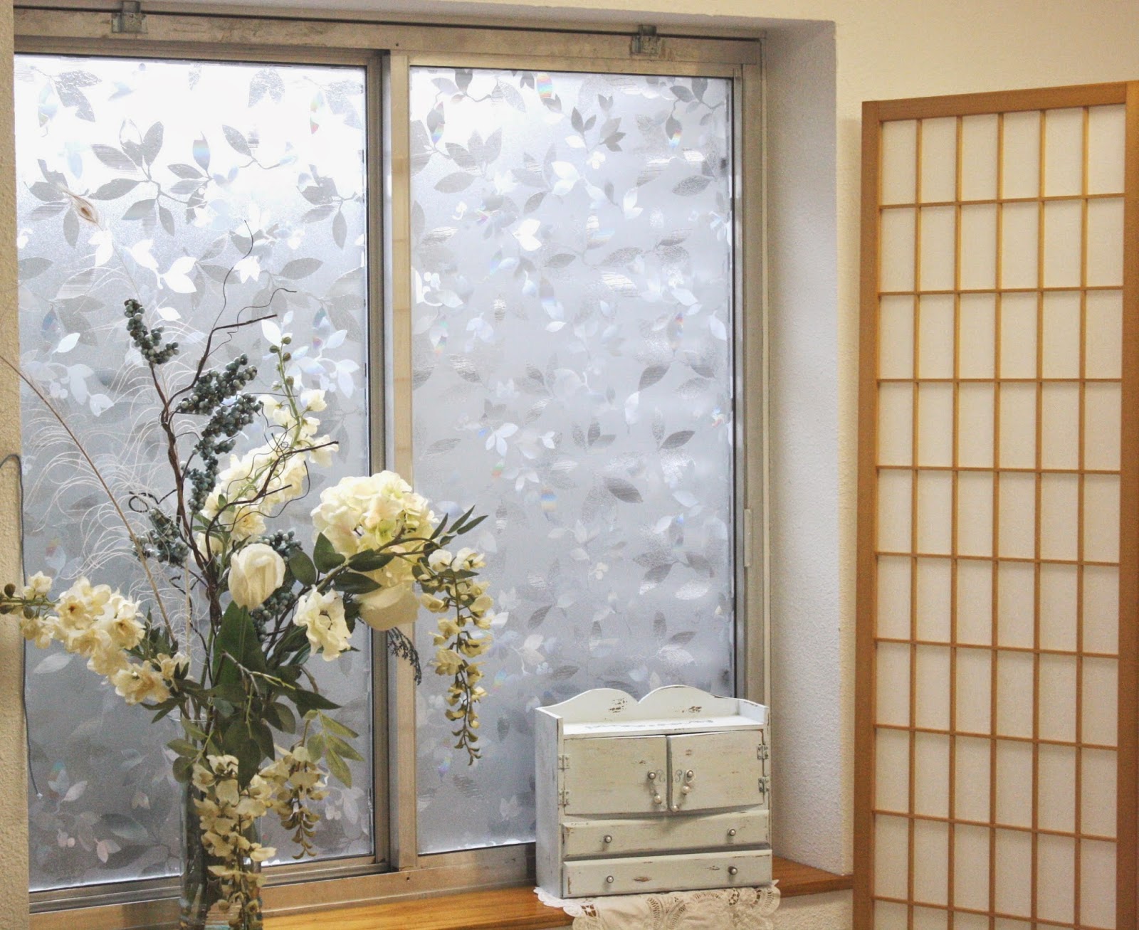 His, Hers and Ours DIY: PRIVACY WINDOW FILM