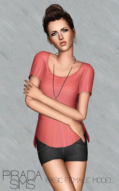 Bombastis Fashion: Prada Sims Female Model