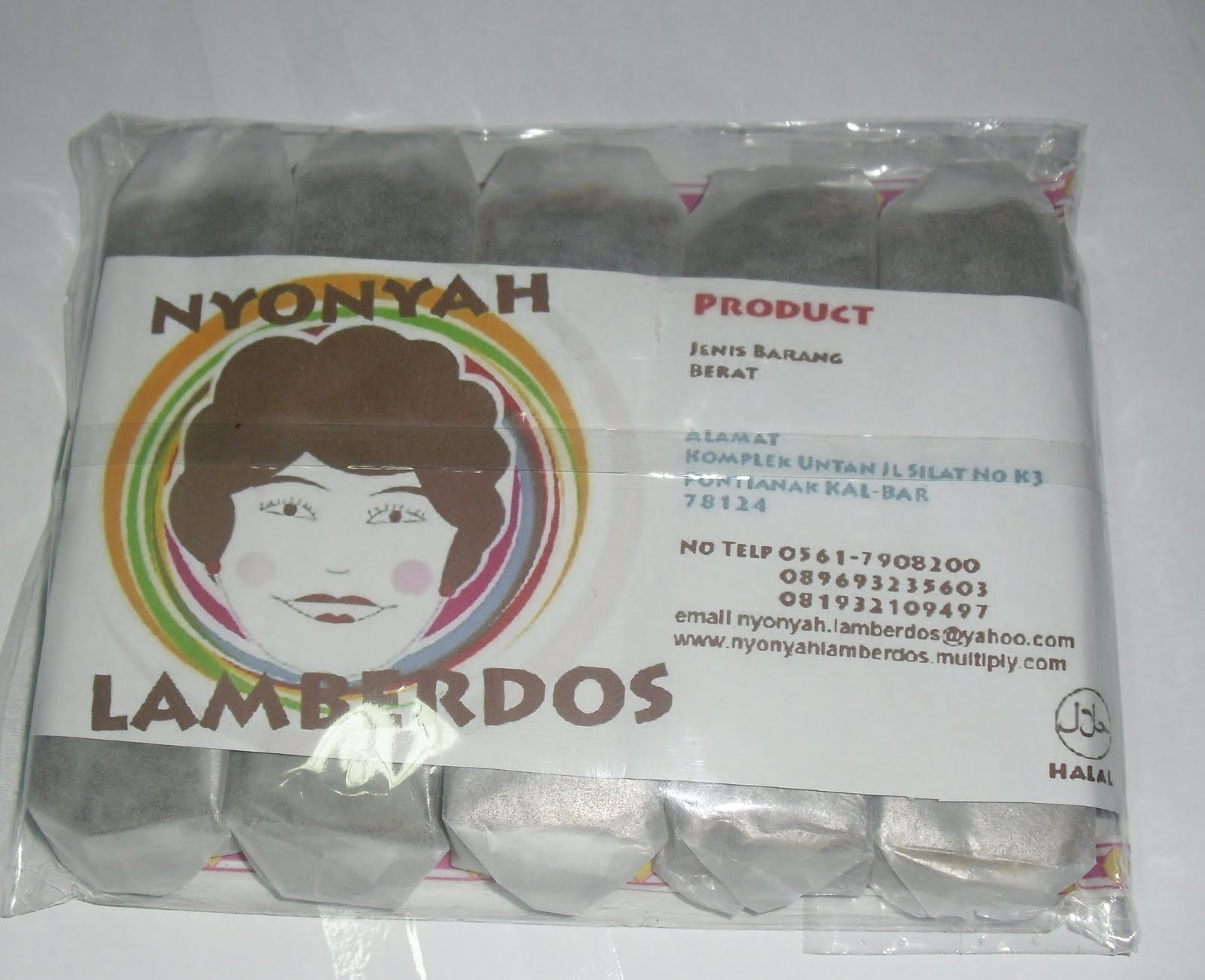 Nyonyah Lamberdos: Lempok (dodol) Durian | Oleh-oleh Khas Pontianak