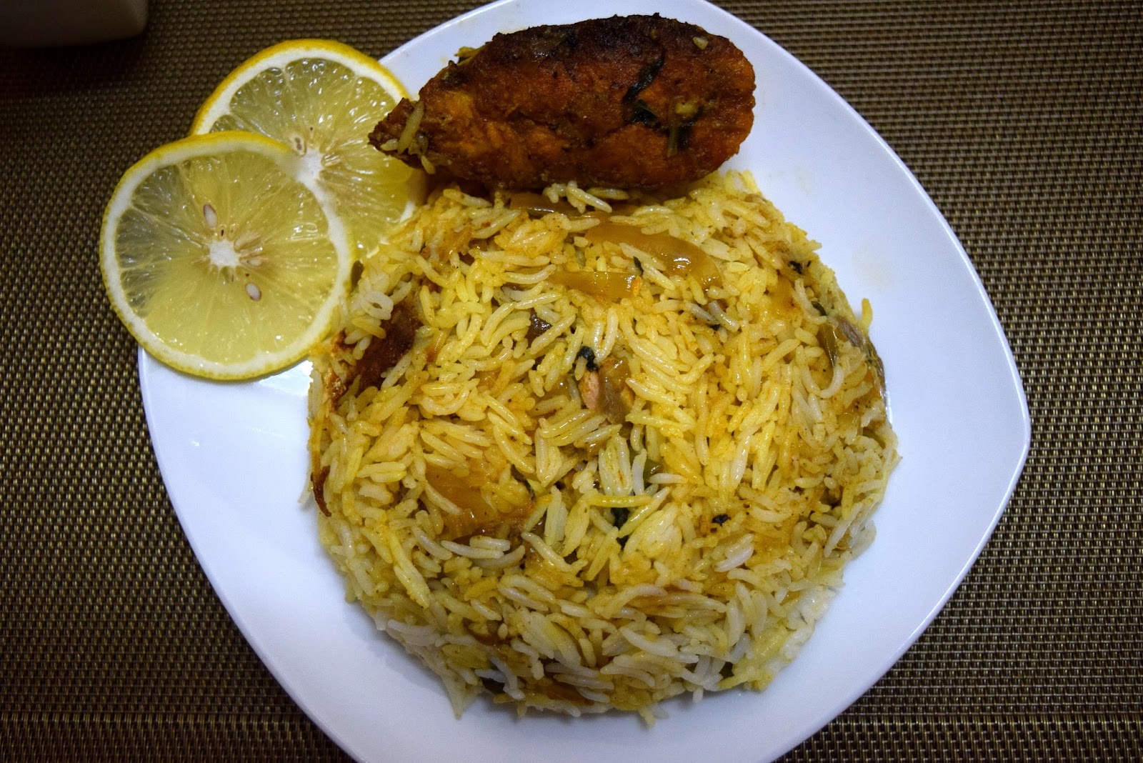 Fish Biriyani | Eggs & Kettles