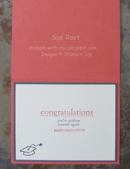 Stampin' With Sue: Pure Gumption and Epic Day Graduation Card