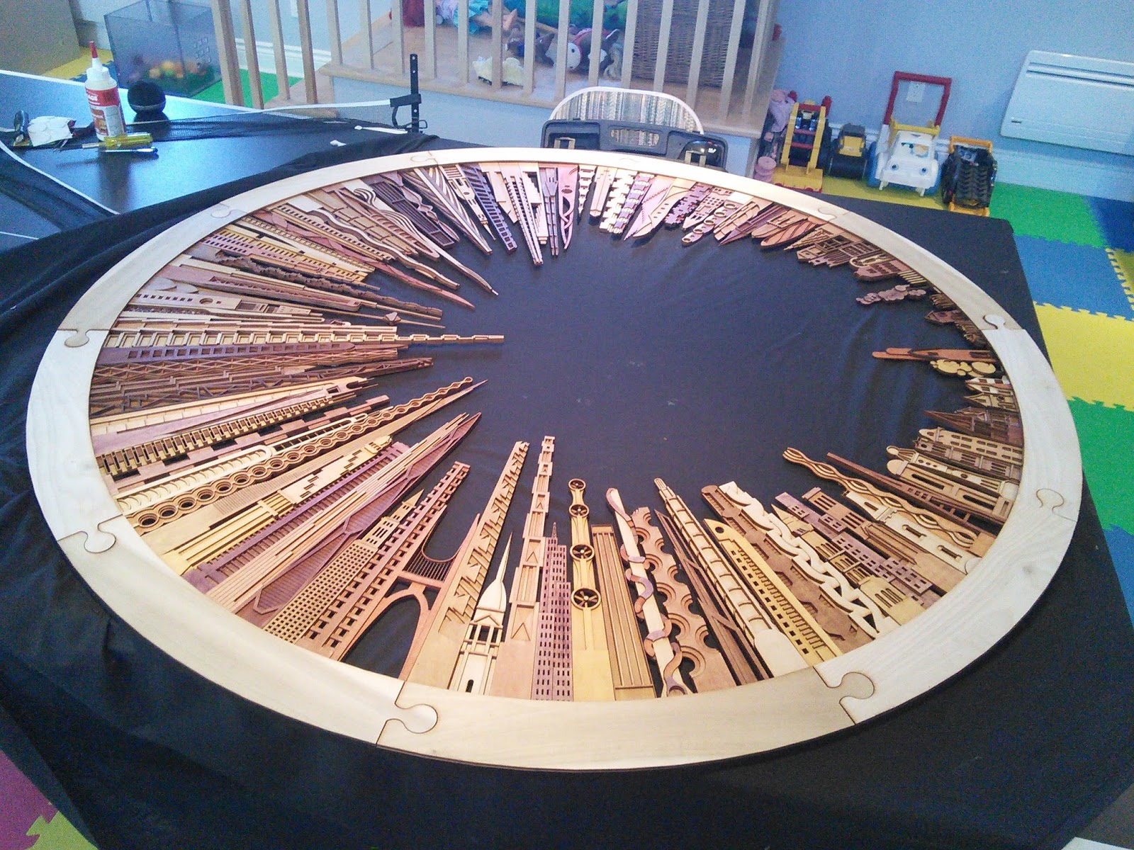Making The Cut: Laser-Cut City Art