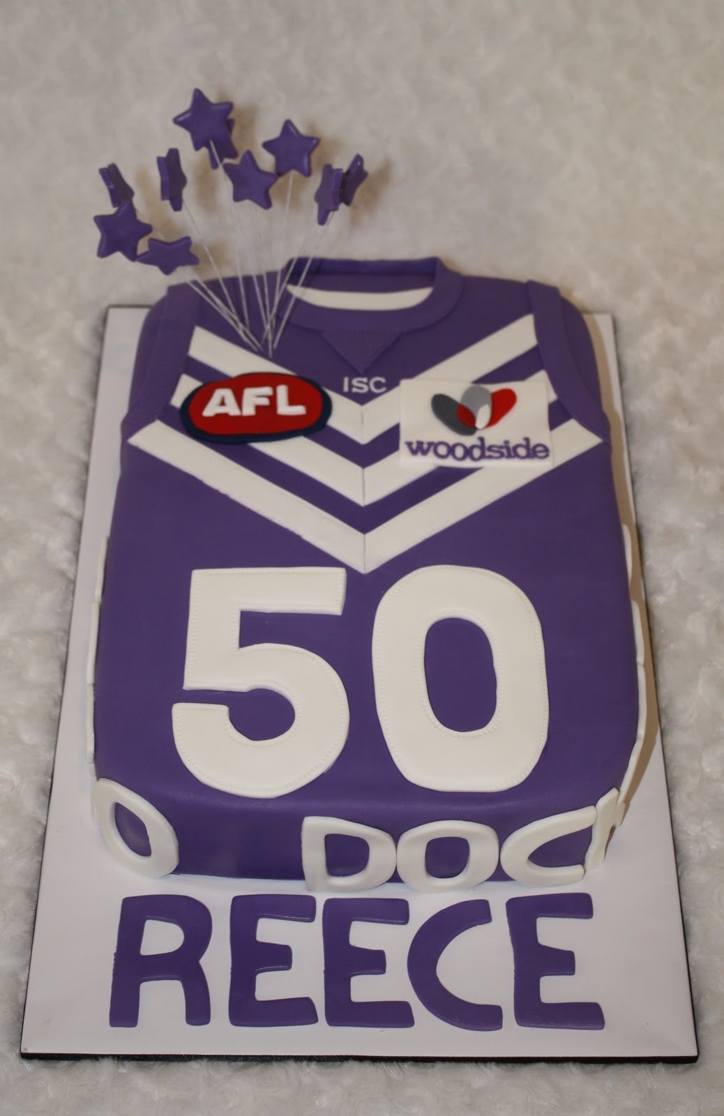 Sandy's Cakes: Reece's Freo Dockers Guernsey