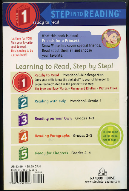 Filmic Light - Snow White Archive: 2004 Random House "Step Into Reading ...