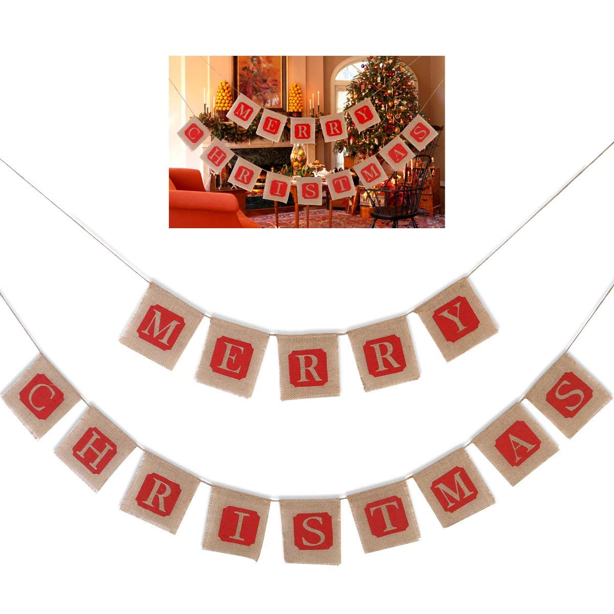 20 Beautiful Merry Christmas Banner For Decorations - Holidays Blog For You