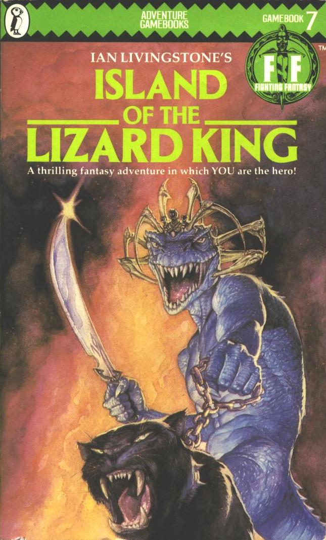 MALthus Dire's Fighting Fantasy Page: #7: Island Of The Lizard King