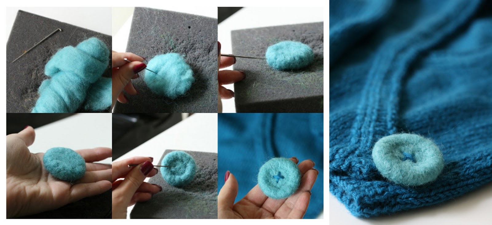 Tutorial Tuesday - How to make a Felt Button