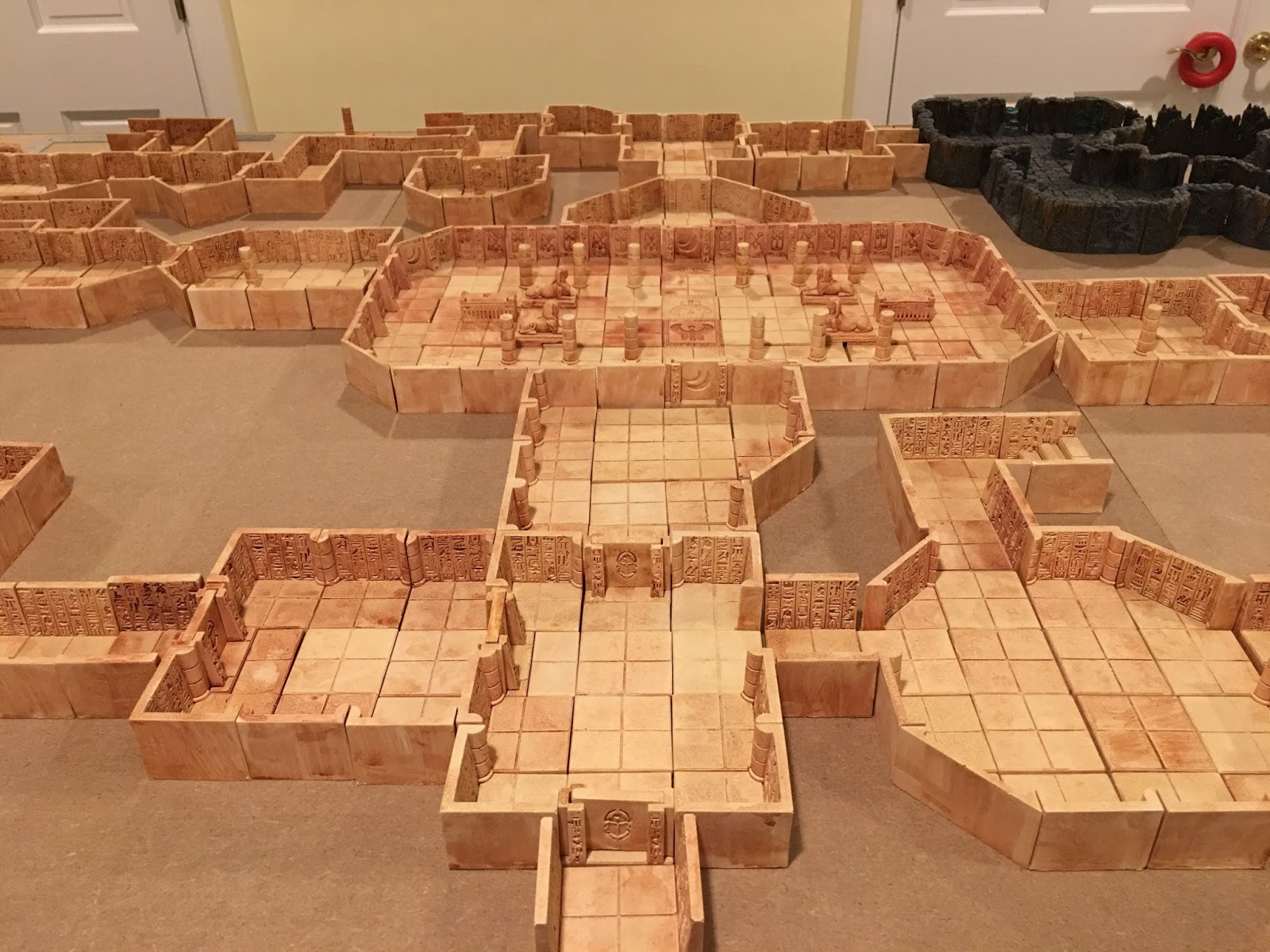 Lair of the Uber Geek: Historicon 2017 Game: Catacomb Layout