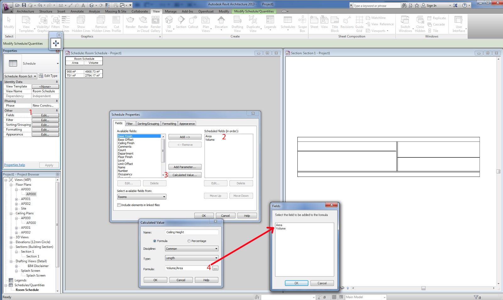 BIM & ICT Services: BIM & ICT Revit Areas and Colour Schemes