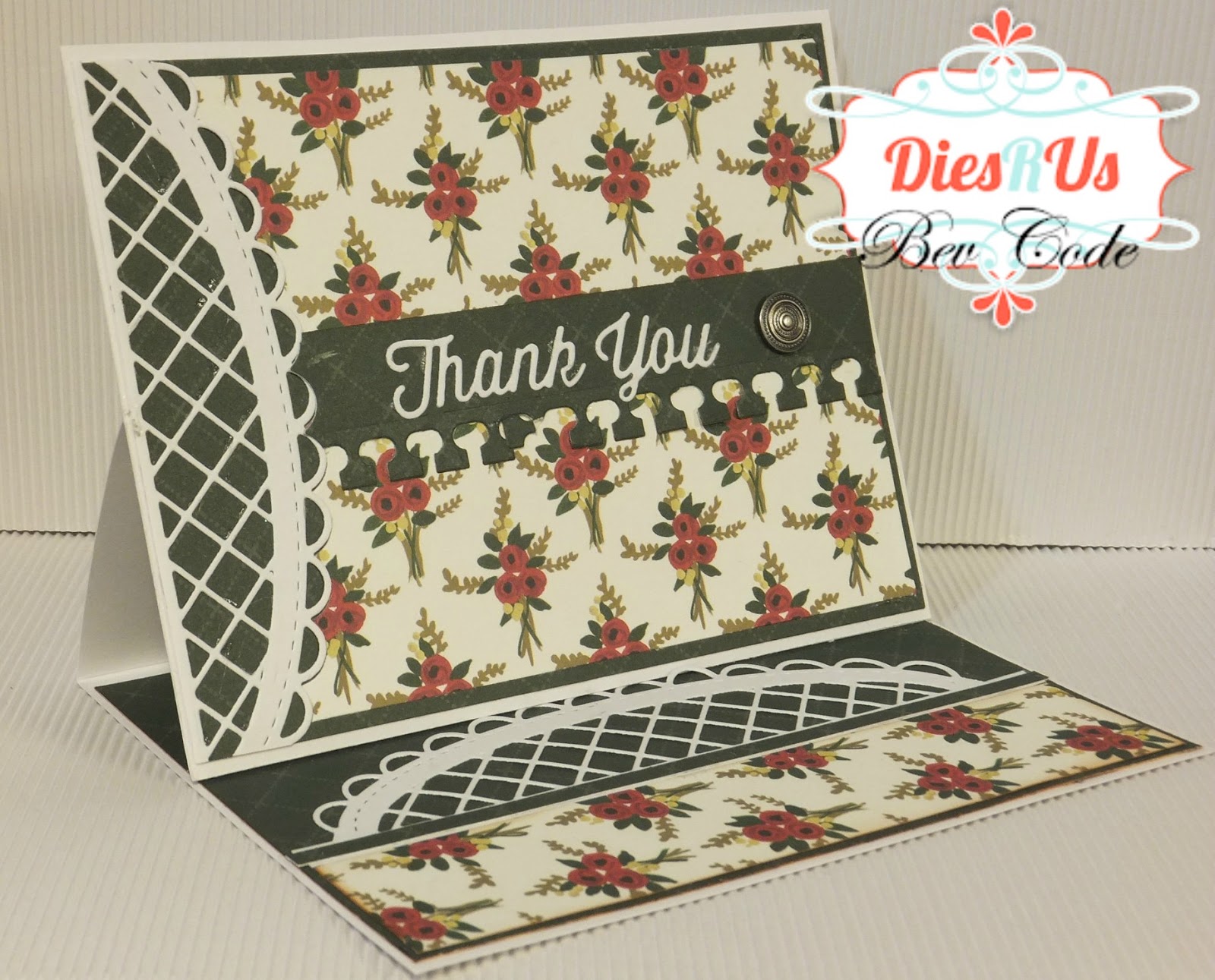 Dies R Us: Thank You Easel Card