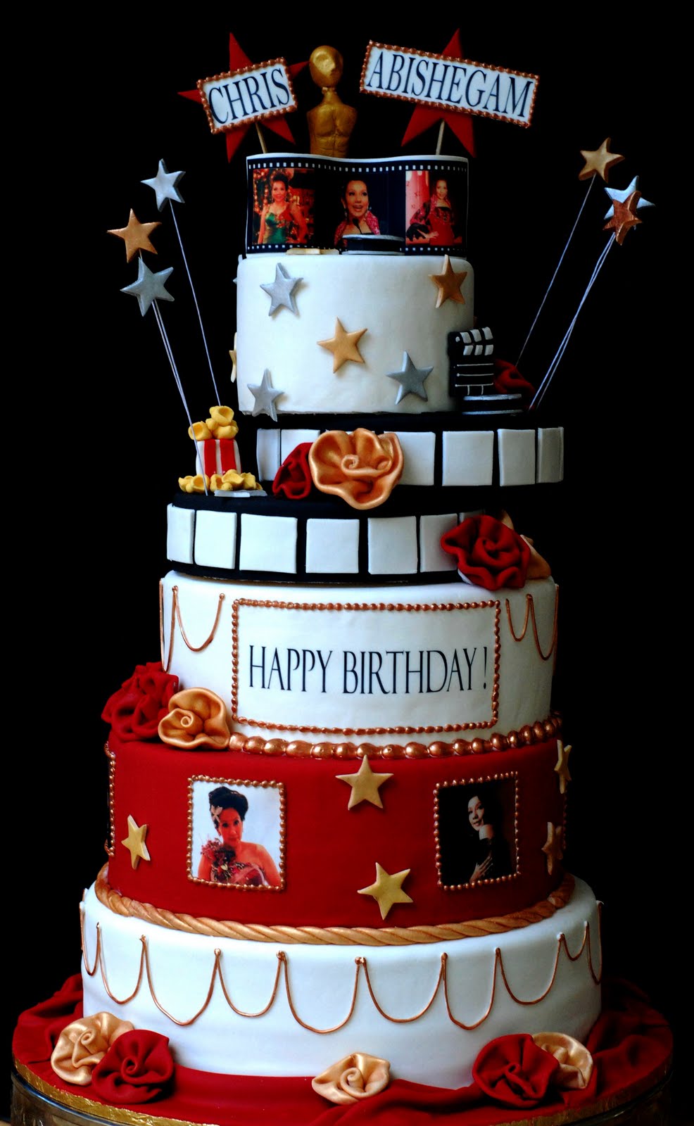 Cupcakes Confetti: Hollywood Cake