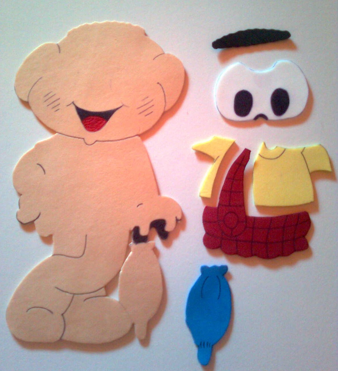 Eu Amo Artesanato: A Turma da Mônica em Eva com moldes