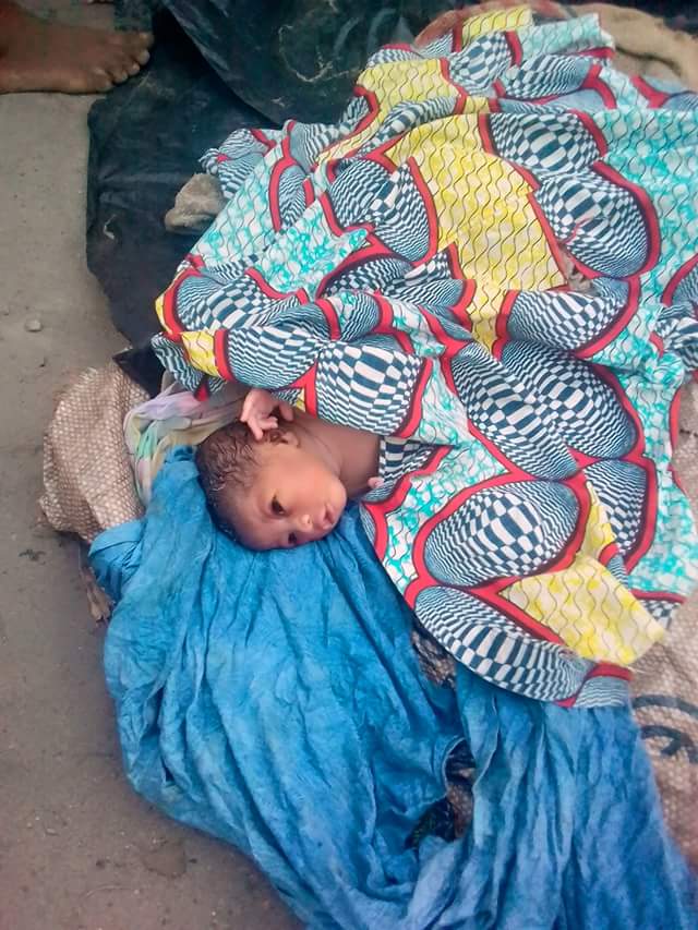 Photos: Man shares photos of beautiful newborn baby found dumped by ...