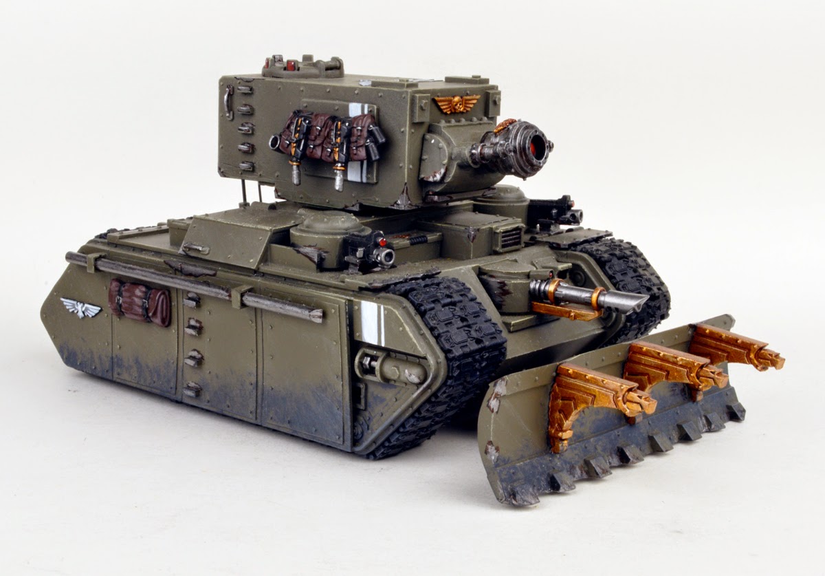 davetaylorminiatures: Solar Auxilia - Leman Russ Battle Tanks