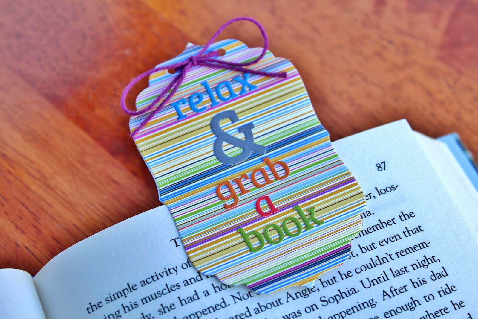 Twine It Up! by Annie's Paper Boutique : Trendy Magnetic Bookmark