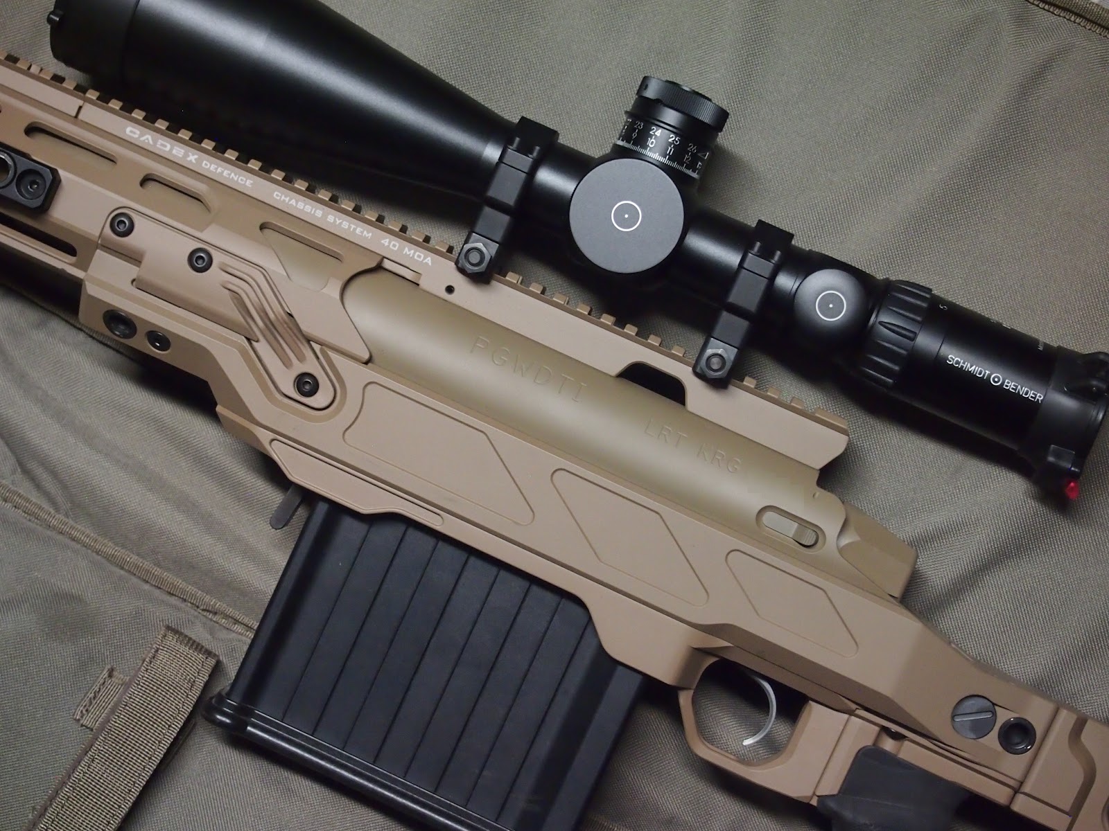 Mister Donut's Firearms Blog: PGW LRT-3 in the Cadex Dual Strike Chassis