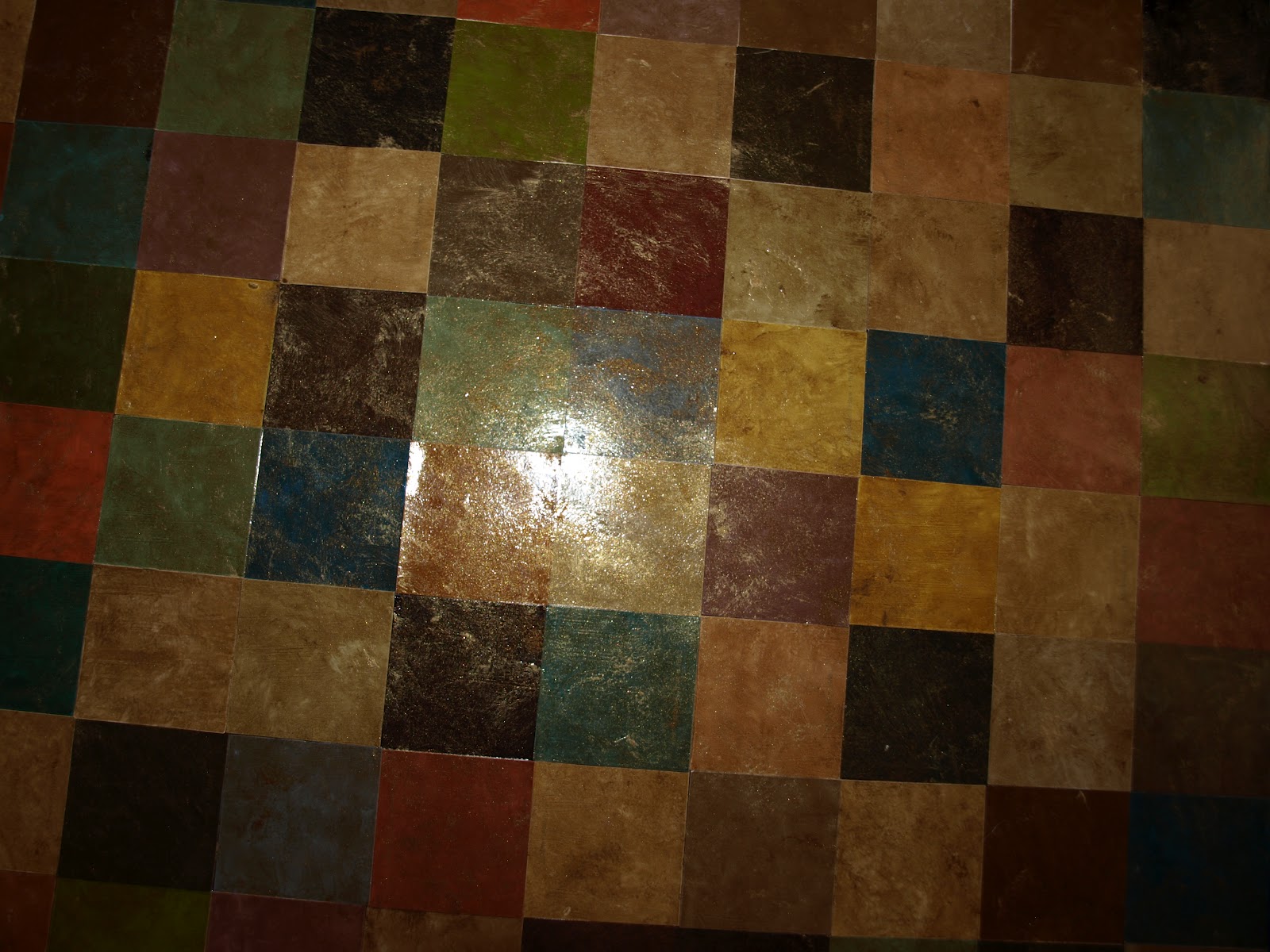 [ARTful] Salvage: Repurposed Paint Chip Wall ART....and I'm back!