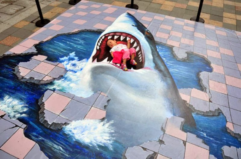 street art: cara-cara membuat grafiti 3D dan contoh street art