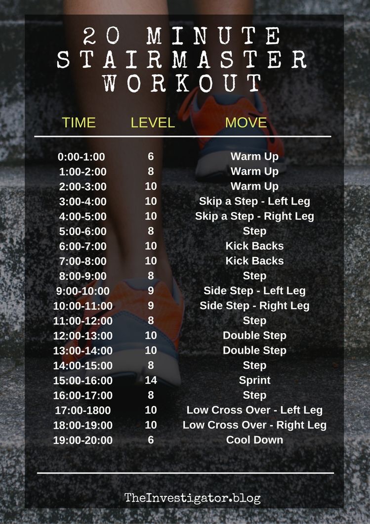10 Minute Hiit Stairmaster Workout