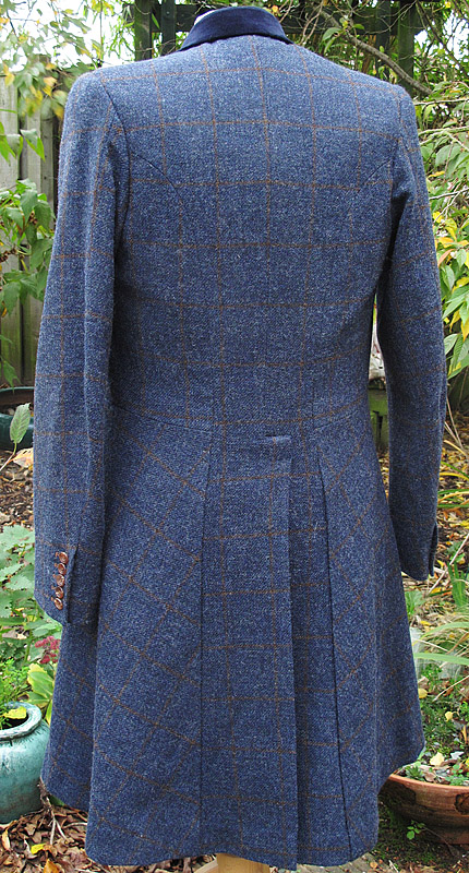 Making My 11th Doctor Costume: Custom Frock Coats - blue two-piece