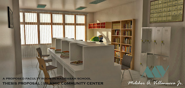 3D Interior Sample: FACULTY ROOM