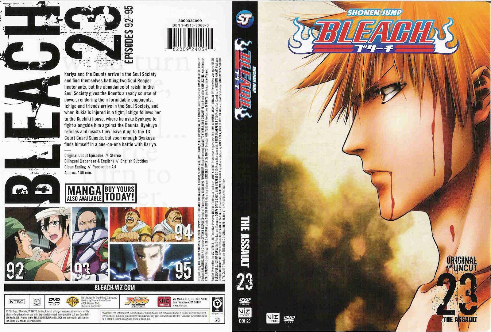 Capas Filmes Animação: Bleach - Volume 23