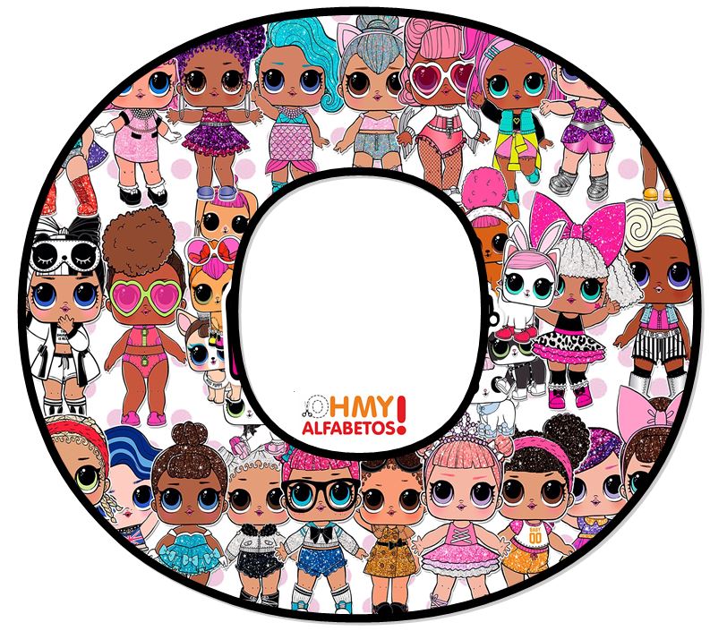 Abecedario LOL Surprise. Nice LOL Surprise Alphabet. - Oh my Alfabetos!