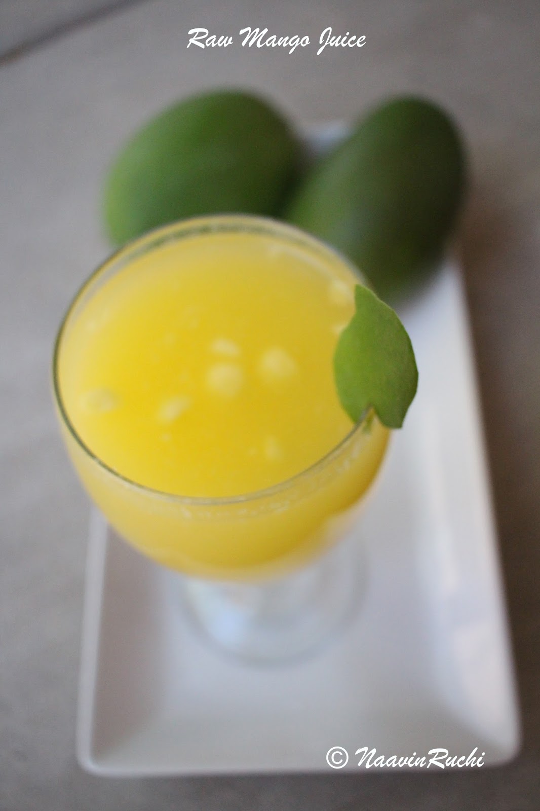 Pacha Manga Juice (Raw Mango Juice)