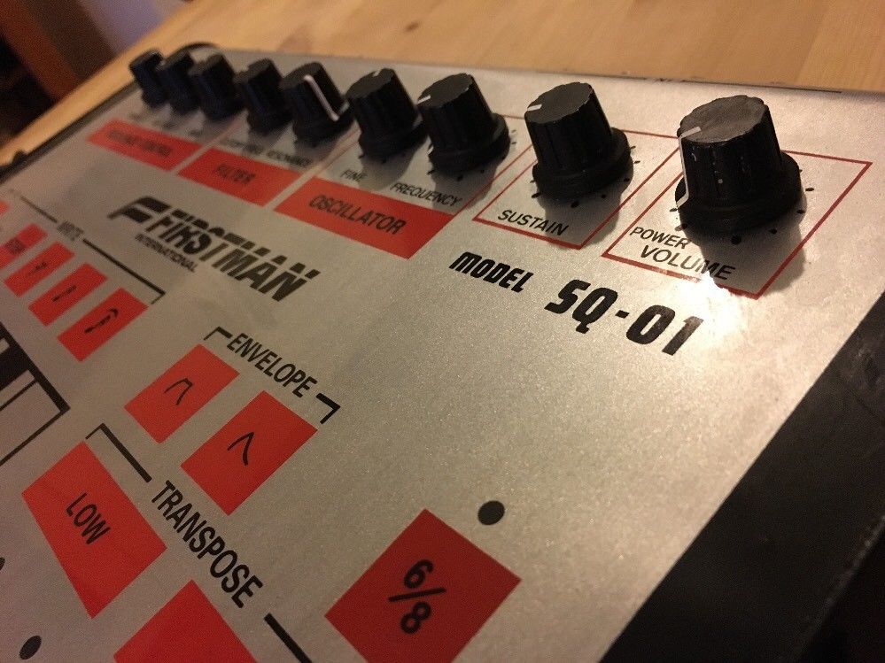 MATRIXSYNTH: Firstman SQ-01 Analogue Mono Synth CV Sequencer SN 600986