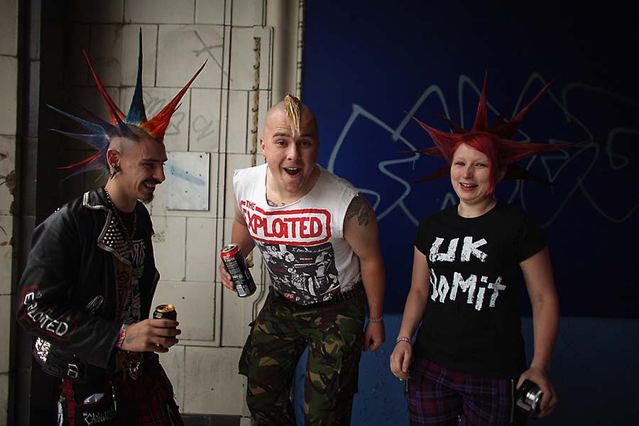Pictures Media: Punk Festival in Blackpool English town