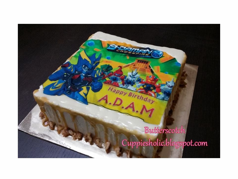 cuppiesholic: B-Daman Crossfire Cake