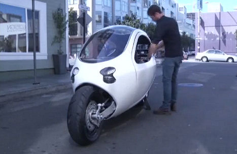 The Presurfer: Gyro-Stabilized Electric Motorcycle
