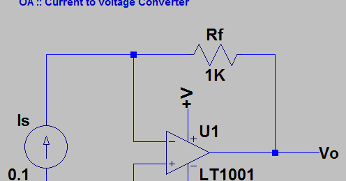 Electro-Magnetic World: Current to voltage Converter