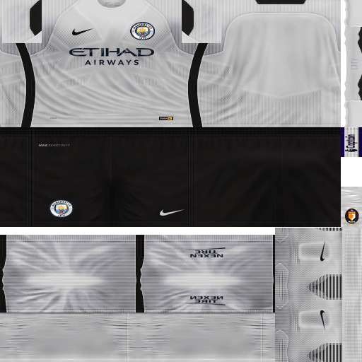 Uniforme Manchester City | By WindowOp Kitmaker - PES 6